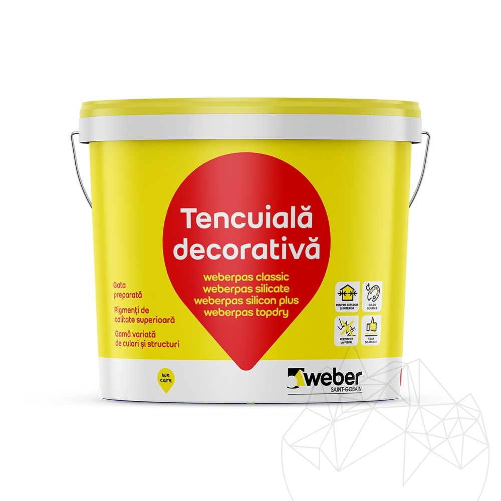 Weber Pas Silicate 25 Kg - Decorative silicate plaster - Group O Grupa ...
