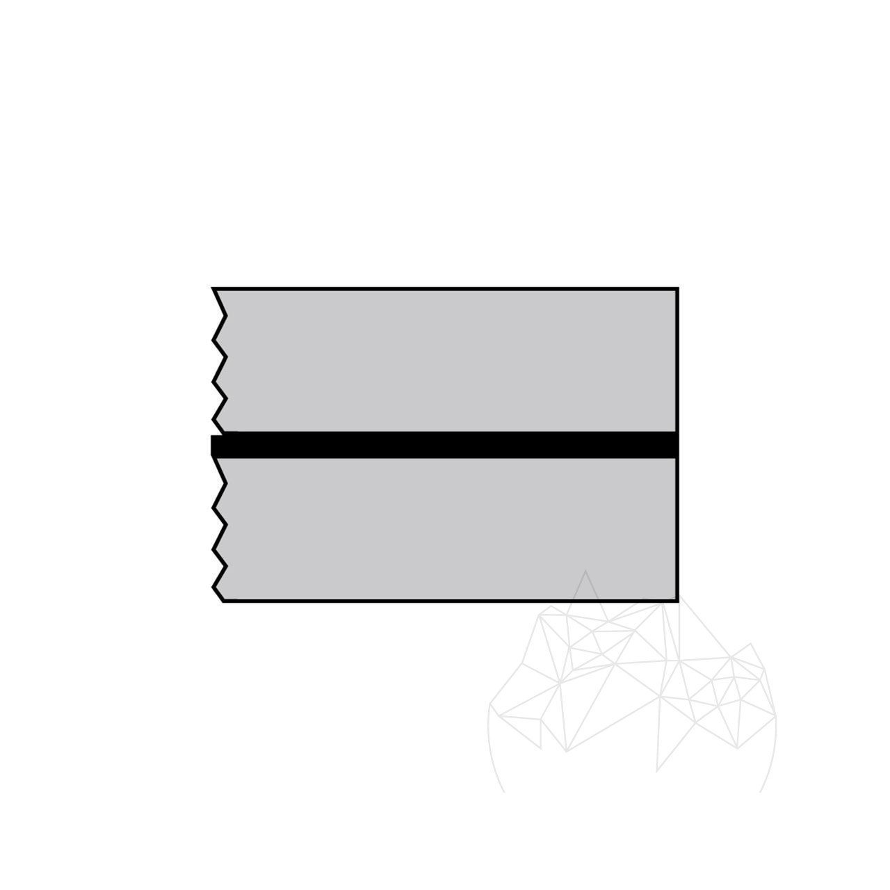 Special Binding tile over tile (lengthwise) - Piatraonline UK